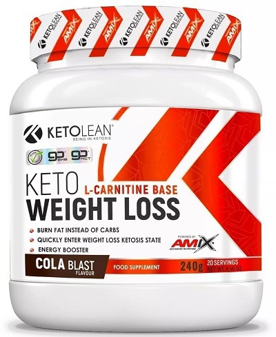 Amix KetoLean Keto goBHB Weight Loss 240 g - cola | Fitness007.sk