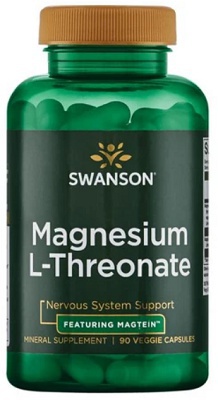 Swanson Magnesium L-Threonate Featuring Magtein 90 kapsúl | Fitness007.sk
