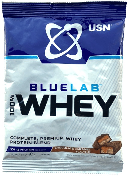 USN Bluelab 100% Whey Premium Protein 34 g - karamel/čokoláda | Fitness007.sk