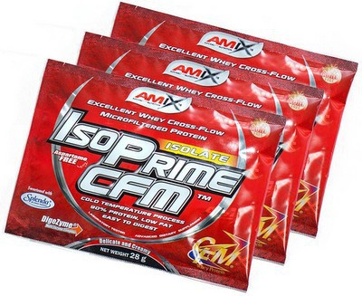Amix IsoPrime CFM Whey Protein Isolate 28 g - double white chocolate ...