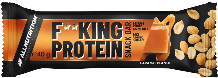 AllNutrition Fitking Protein snack bar 40 g - karamel/arašídy ...