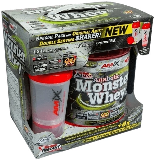 Amix Anabolic Monster Whey 2000 g - čokoláda | Fitness007.cz
